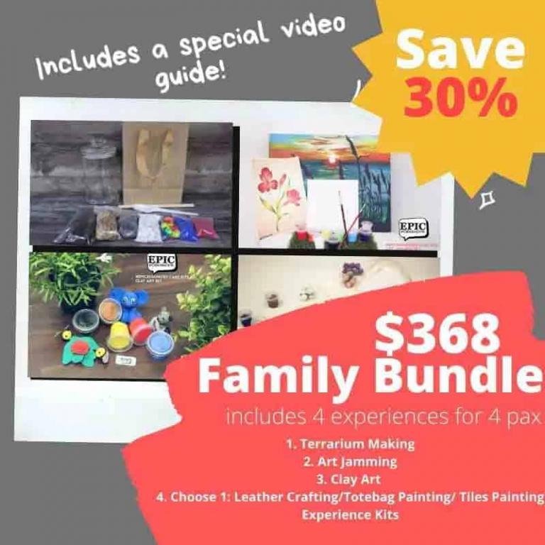 DIY Stay Home Experience Kits - Epic Workshops Singapore